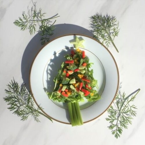 Christmas Tree Salad Recipe – anneholmesnutrition